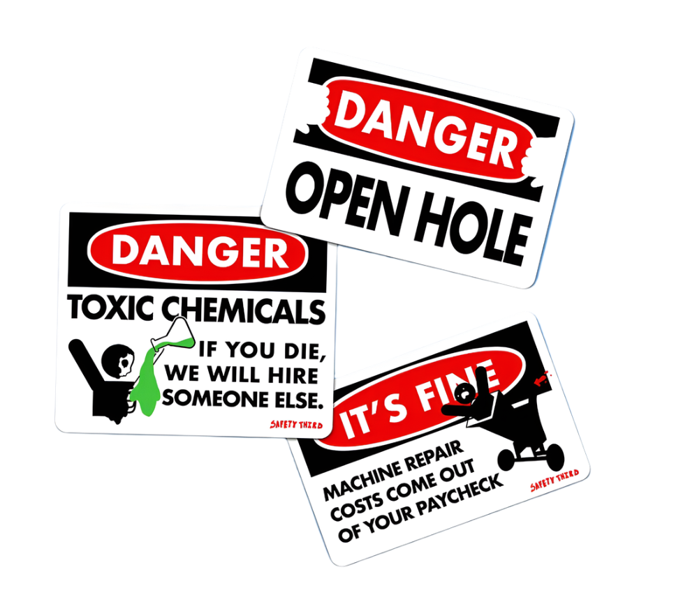 Safety Third Sticker Pack – Cat Warehouse