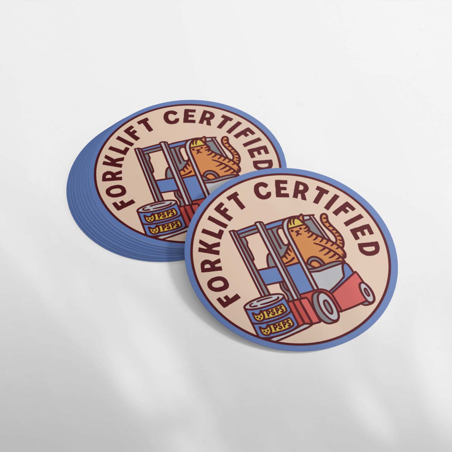 Forklift Certified Sticker – Cat Warehouse