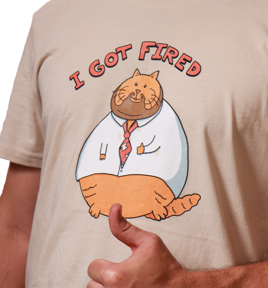 Fired Cat Tee – Cat Warehouse