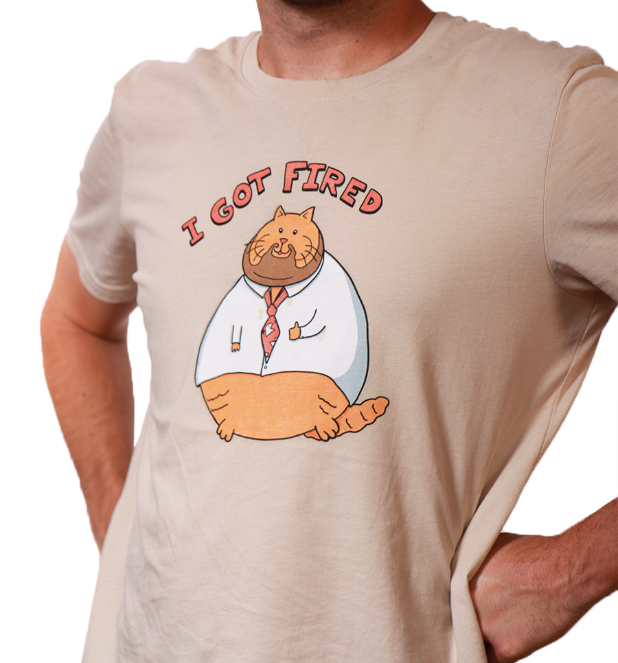 Fired Cat Tee – Cat Warehouse
