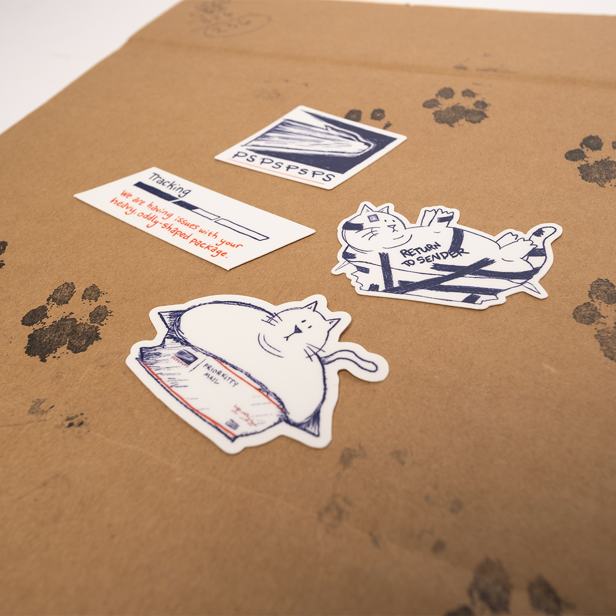 Postal Sticker Pack – Cat Warehouse